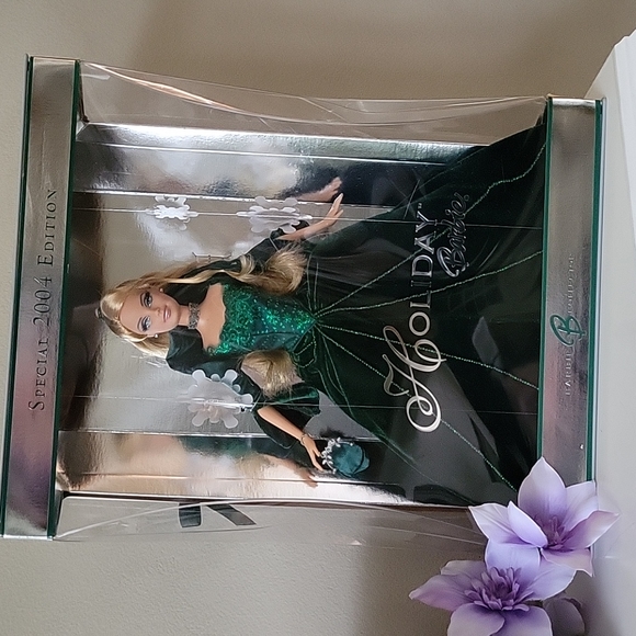 Mattel | Toys | 204 Holiday Collector Barbie With Celebration Barbie ...